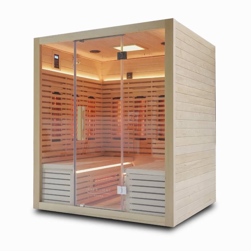 Commercial Infrared sauna 4 - 6 person 2 seat Full Spectrum