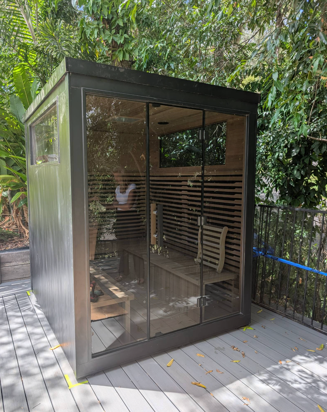 Outdoor Yoga Sauna 8 person – Inner Light Sauna